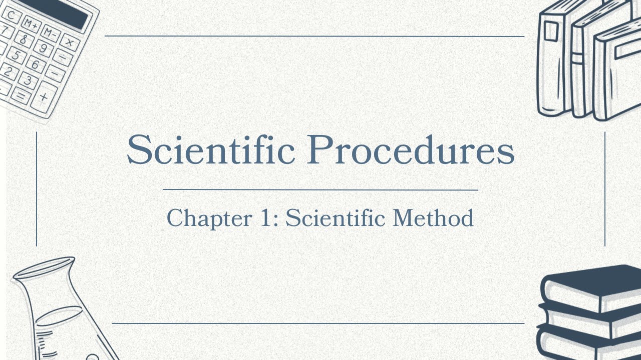 The Scientific Method 