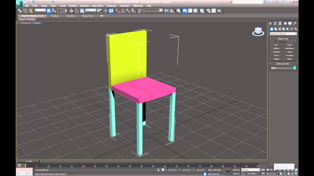 3DS Max Basics - Understanding Grouping