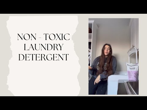 Non toxic laundry detergent - pronounce