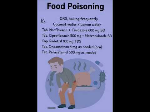 treatment of food poisoning(Vommiting, Diarrhea)#youtubeshorts#viral#pharmcist #trending#treatment