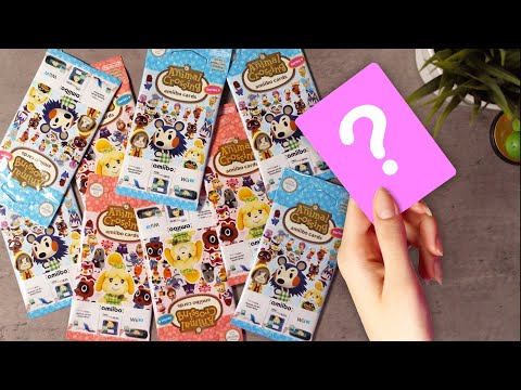 Opening Animal Crossing New Horizons Amiibo Cards!
