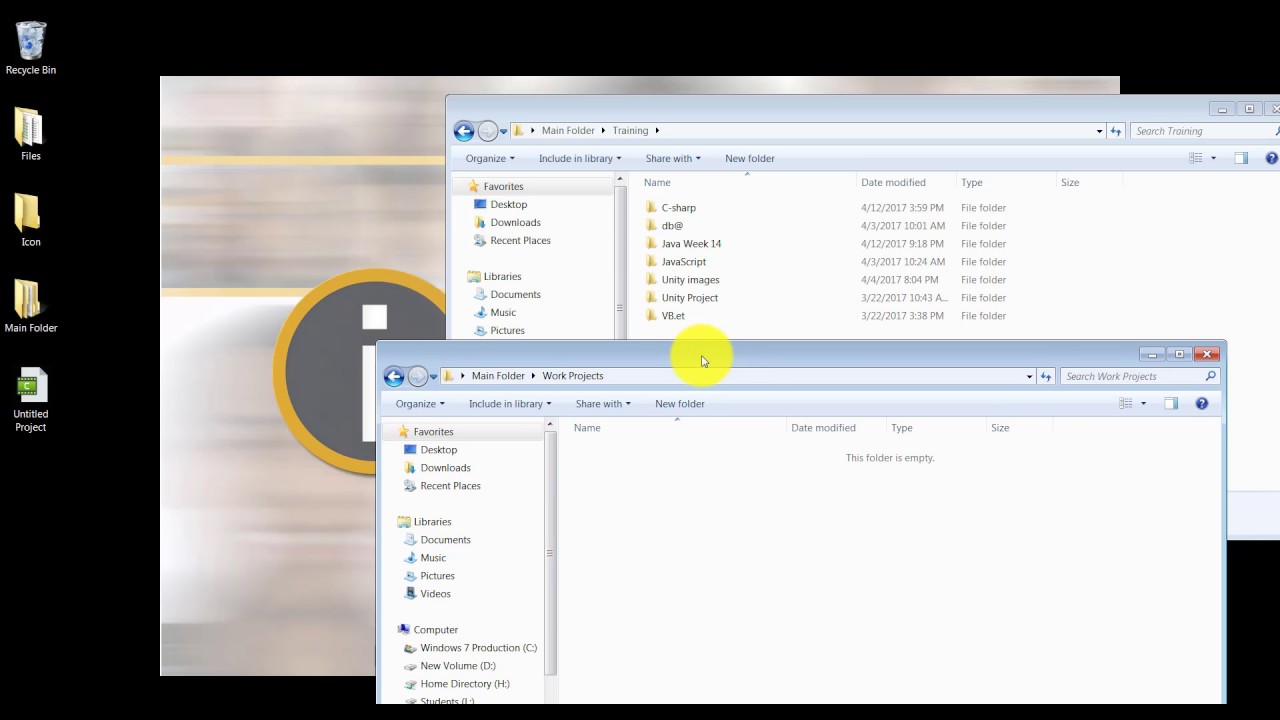 Move files from one folder to another | Windows