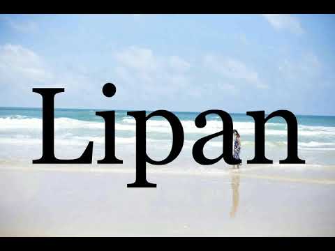 How To Pronounce LipanππππππPronunciation Of Lipan