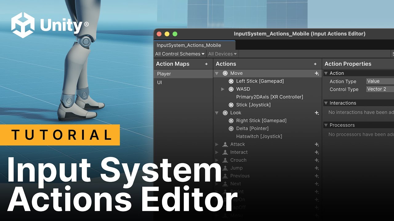 Unity Input System in Unity 6 (1/7): Input Action Editor