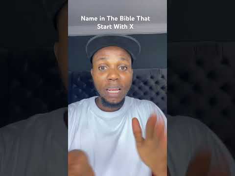 Name in the Bible that start with X #shorts