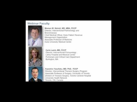 CHEST Guidelines Series: EBUS-TBNA e-Learning Series