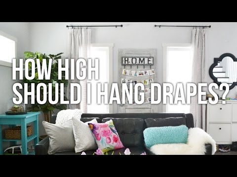 Tip Tuesday: How High Should I Hang Drapes?