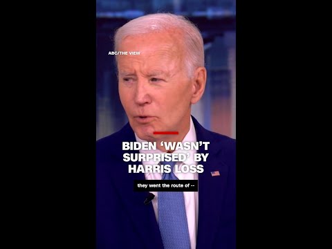 ‘I take responsibility’: Biden addresses Trump’s presidential win