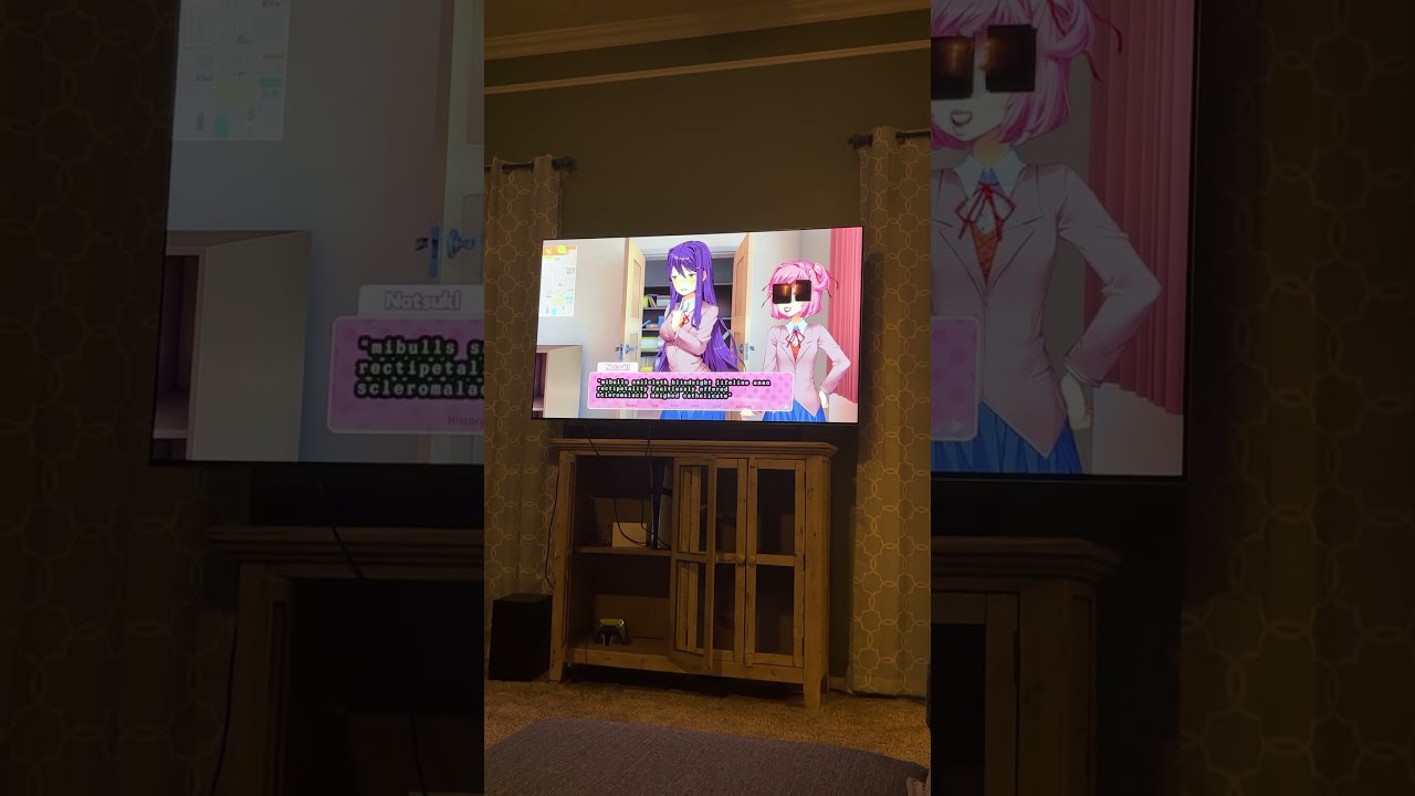 Natsuki’s realistic mouth glitch in ddlc+ #ddlc #ddlcplus