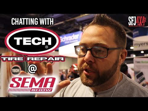 Visiting the TECH Tire Repair Booth at SEMA 2022!