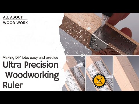 Ultra Precision T-type Woodworking Ruler #shorts