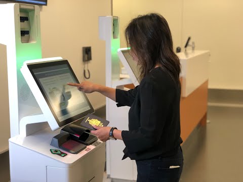 Primary Inspection Kiosks landing at YYC Calgary International Airport (English)
