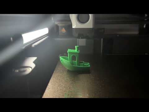 Newbies First ever 3d print Benchy using the amazing set up in an hour and go X1 Carbon Bambu Labs