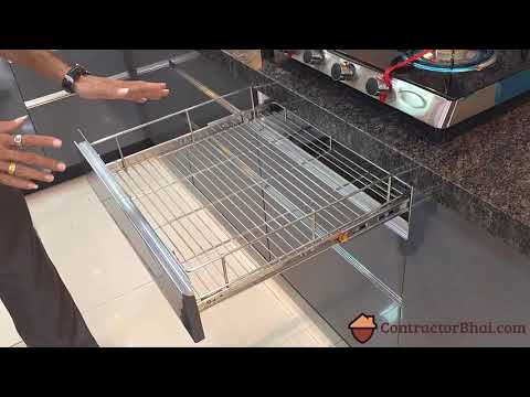 Modular Kitchen Basket - Modular Kitchen Steel Rack Latest Price ...