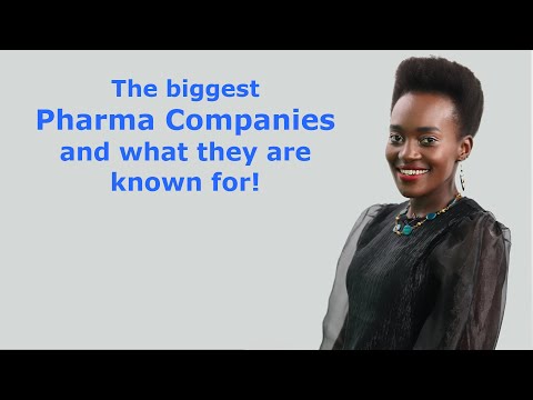 The biggest Pharma Companies and what they are known for!