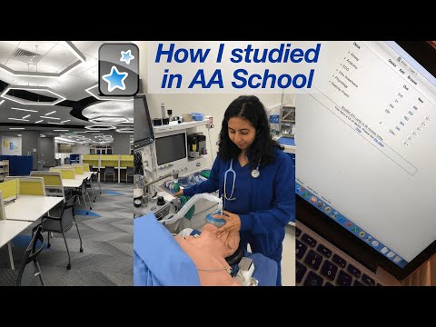 How I studied in AA school- Anesthesiologist Assistant, Anki
