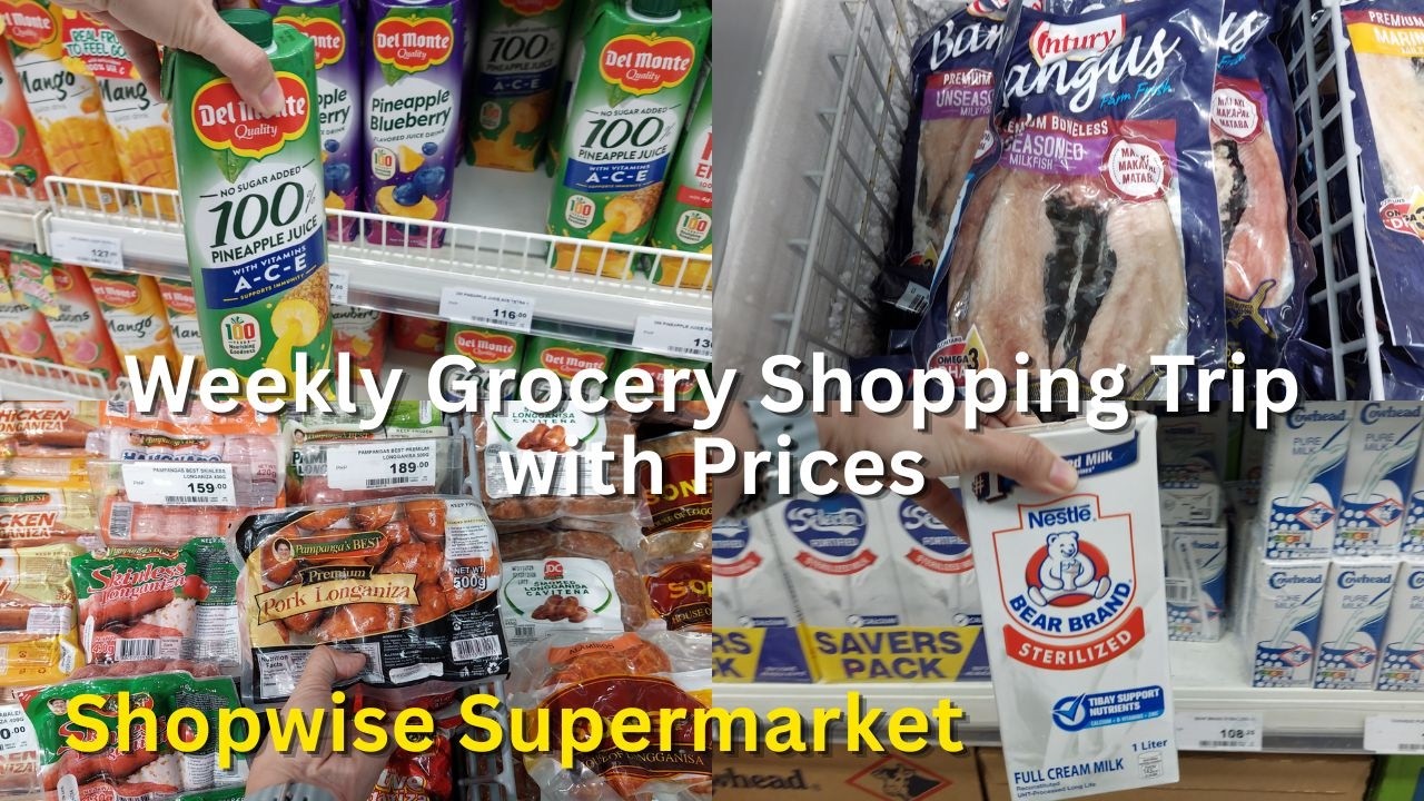 Weekly Grocery Shopping Trip with Prices in Shopwise Supermarket Alabang April 2026