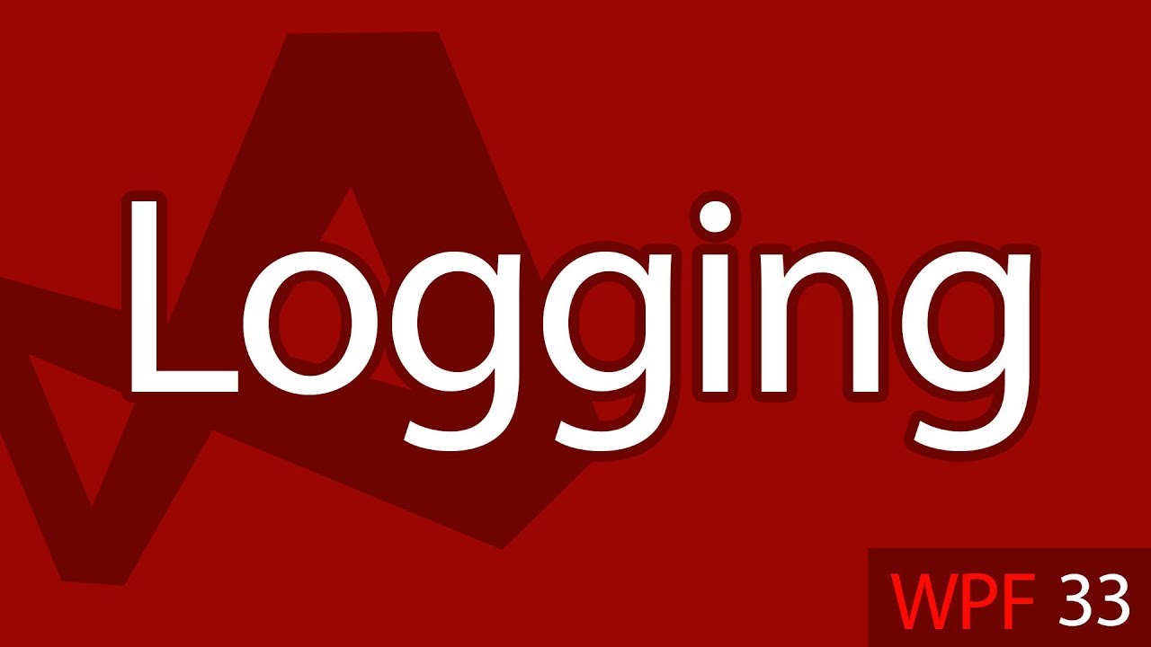 C# WPF UI Tutorials: 33 - Application Logging Debug Console Logger