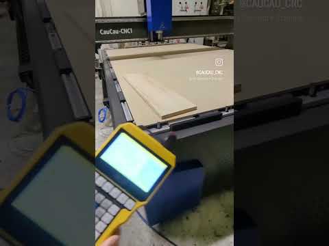 Pneumatic Stops on CNC Router H3000MAXVAC #caucau #cnc #cncrouter #stops