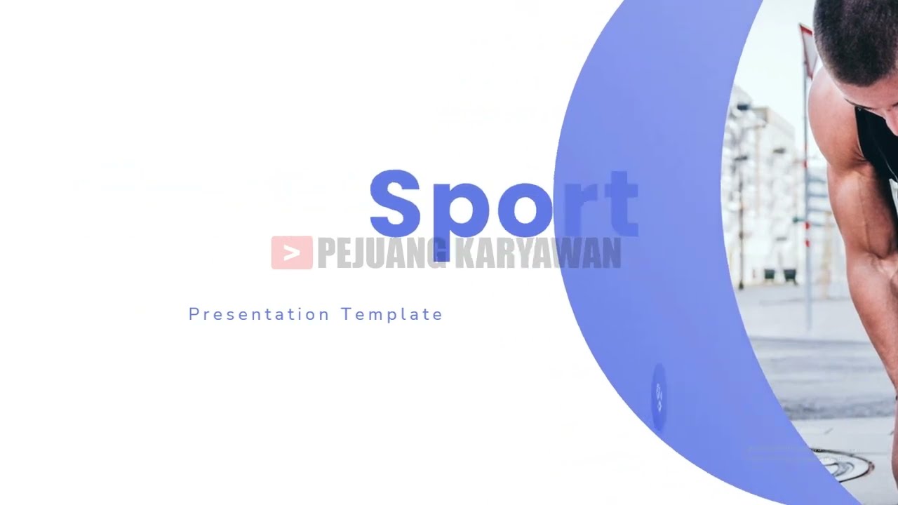 SPORT FREE powerpoint templates animation | Animated PowerPoint Presentation Slide Template