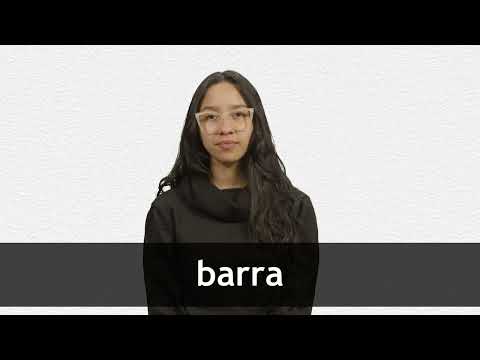 Traducción en inglés de “BARRA” | Collins Diccionario español-inglés
