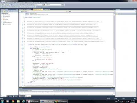 Visual Basic Tutorial: How to Create a PDF File