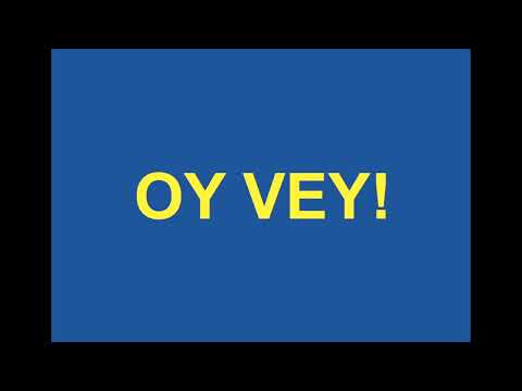 Oy Vey Word Dictionary March 2022