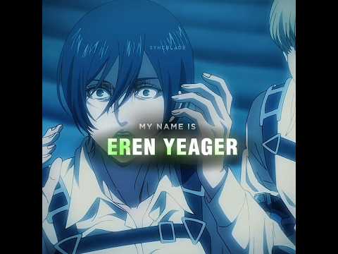 Rumbling 💀🔥 - My name is Eren Yeager | Attack on Titan anime Edit |#attackontitan #aot #eren #fyp