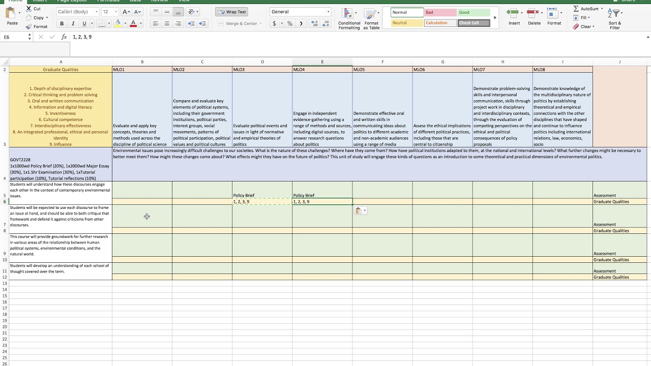 Assessment Mapping Instructional Video