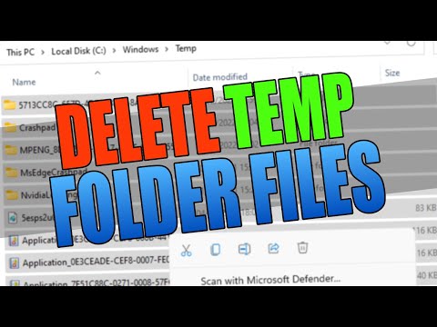 Windows 11 Manually Delete Temp Folder & User Temp Files