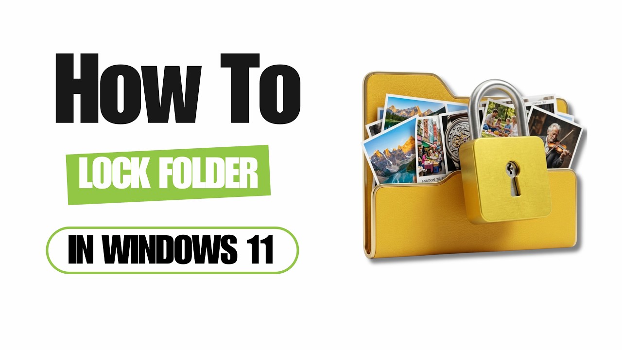 How To Password Protect Or Lock a Folder in Windows 11 Without Any Software (Step-by-Step) 2026