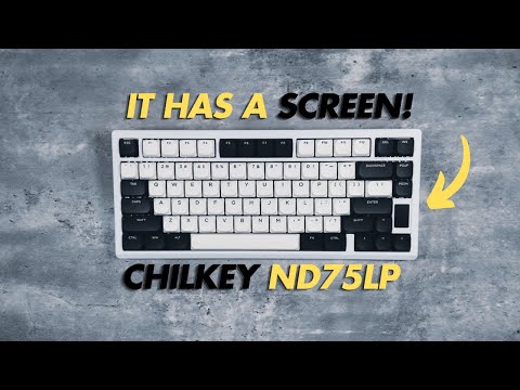 BEST LOW PROFILE KEYBOARD?! CHILKEY ND75LP REVIEW!