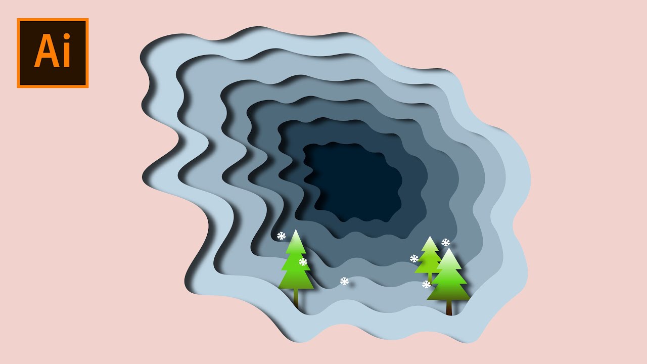 Illustrator CC | Quick Paper Cut Out Effect