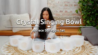 Meinl Sonic Energy Solfeggio Crystal Singing Bowl Set - Andertons Music Co
