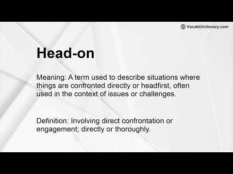 Head-on Meaning