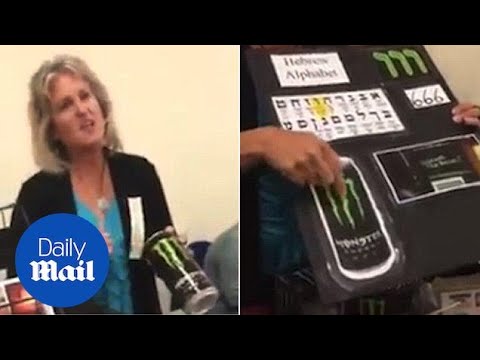 Woman says why she believes Monster Energy drinks are from Satan - Daily Mail