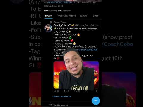 FREE NBA2K23 GIVEAWAY ANY CONSOLE ! TAP IN ????????⚡️