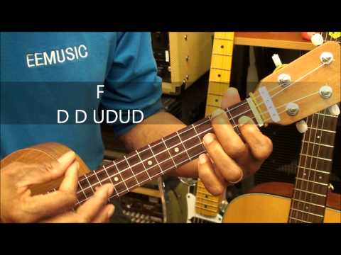 The Duck Song On Ukulele Strumming Lesson Tutorial @EricBlackmonGuitar