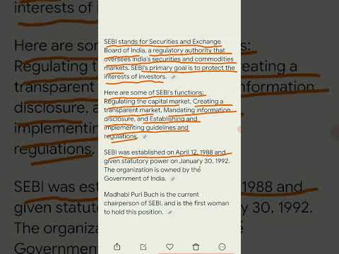 SEBI-meaning and definition in quick.1min explanation