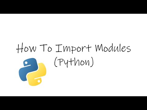 How To Import Modules | Python
