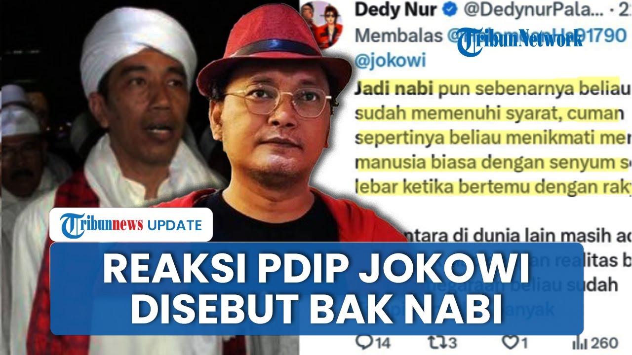 Sindiran Menohok PDIP seusai Kader PSI Sebut Jokowi Penuhi Syarat Jadi Nabi: Pembodohan Politik ...