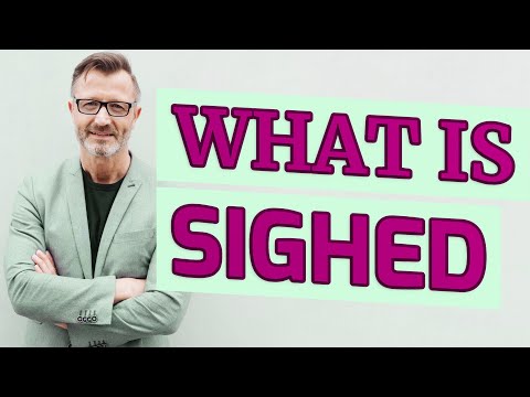 Sighed | Meaning of sighed 📖