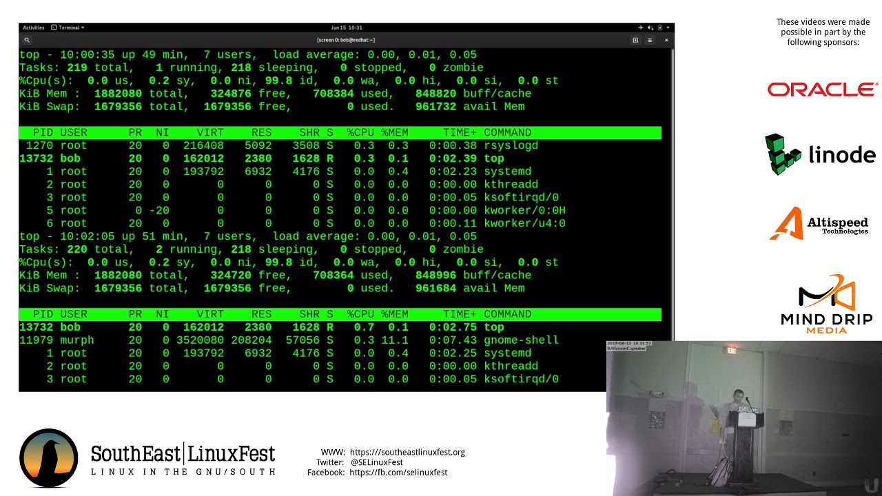 Bob Murphy - A brief introduction to GNU screen. (Or: how to make the command ...