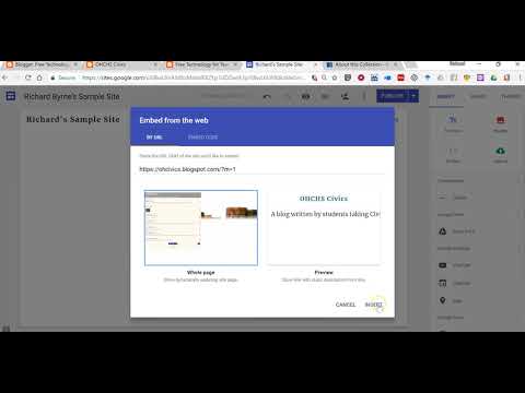 How to Import Blogger Posts Into New Google Sites
