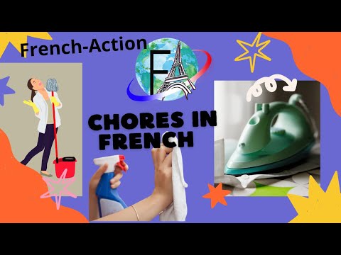 Household chores in French with Jenny at your fingertips