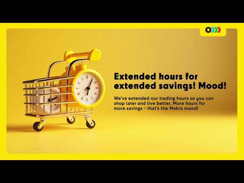 More time. More deals. More Makro.