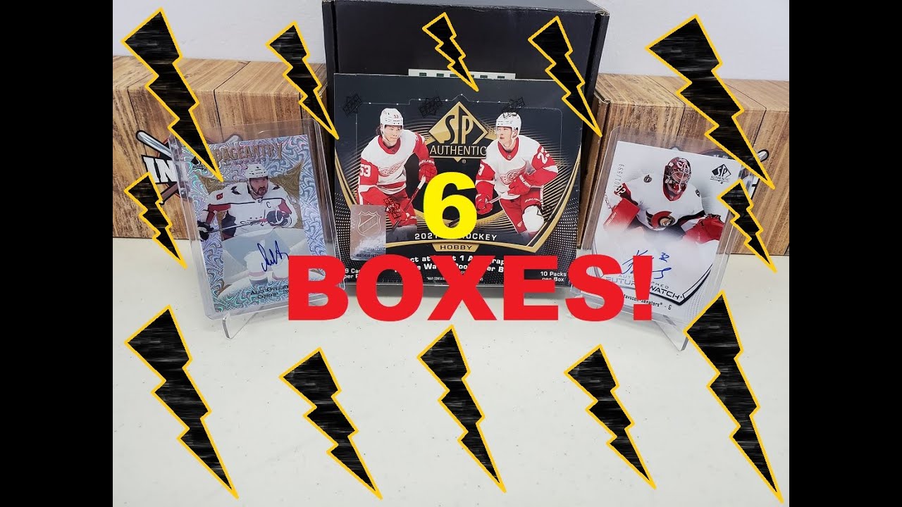 6 Boxes of 2021-22 SP Authentic Hockey!!!
