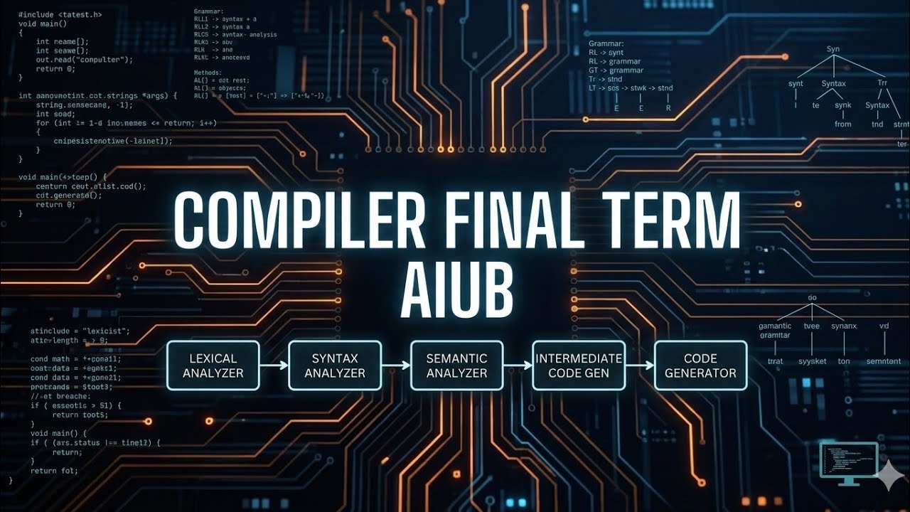 Compiler Final term AIUB [spring 25-26 ] 
