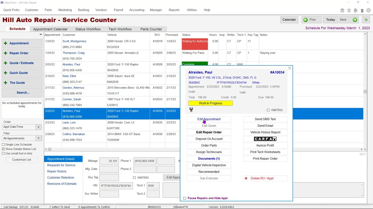 MaxxTraxx | Void A Customer Invoice Payment