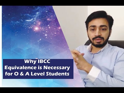 IBCC Equivalence - Why IBCC's equivalence is necessary for O & A Level